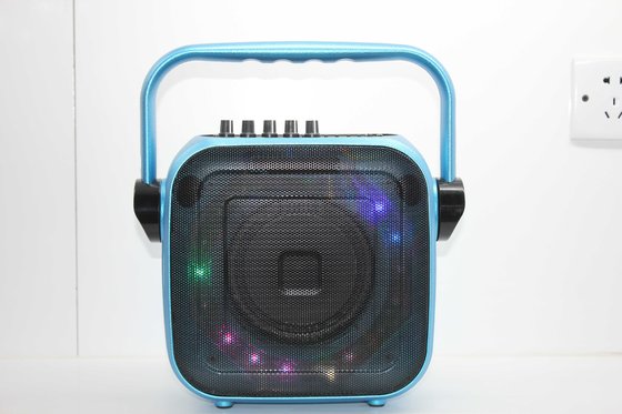 Portable Audio Rechargeable PA Speaker With Bluetooth And Colorful Lights
