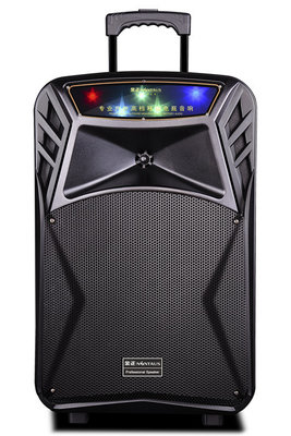 45 Watt Outdoor Rechargeable Battery Trolley Speaker System With Led Lights