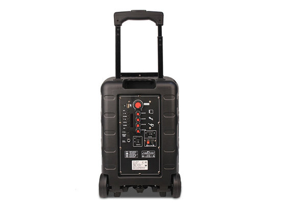 8 Inch Rechargeable Portable Trolley Speaker with Bluetooth , LED Lights , FM Radio Function