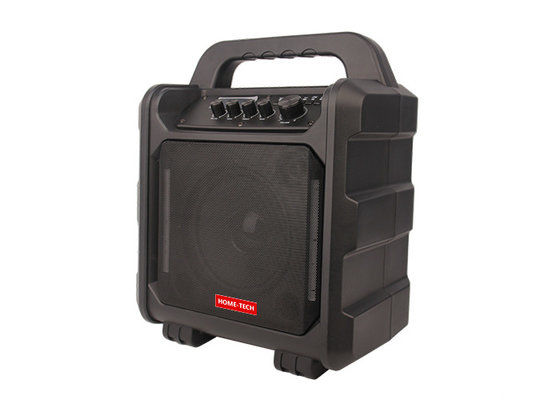 Outdoor Portable Bluetooth Speaker With LED Lights , Wireless Microphone , Rechargeable Battery