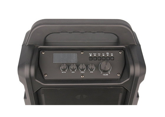 Outdoor Portable Bluetooth Speaker With LED Lights , Wireless Microphone , Rechargeable Battery