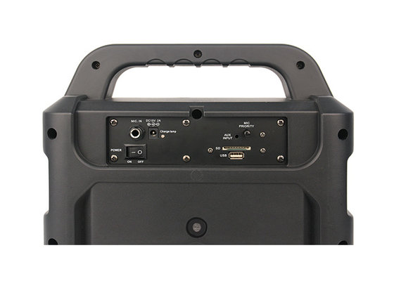 Outdoor Portable Bluetooth Speaker With LED Lights , Wireless Microphone , Rechargeable Battery