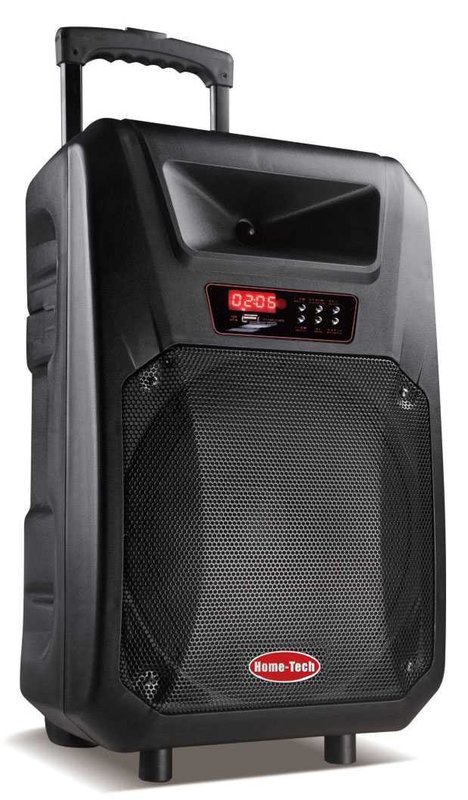 Professional Trolley Portable Battery Powered Speaker With Fm Radio , Remote Control