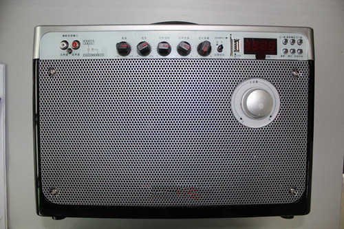Music Bluetooth Portable Pa Speaker System With Cd Player , Rechargeable Battery
