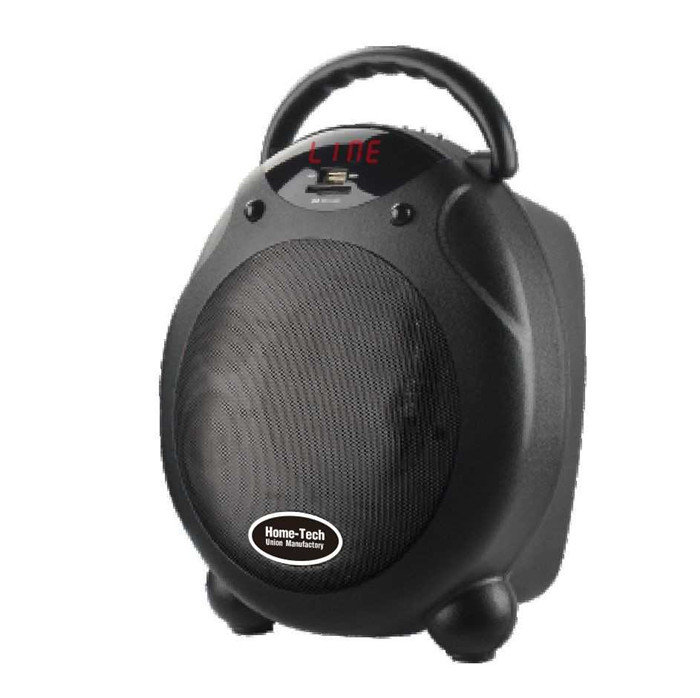 4.5 Inch Cute Body Plastic Speaker Box On Wheels , Bluetooth Music Player Speaker