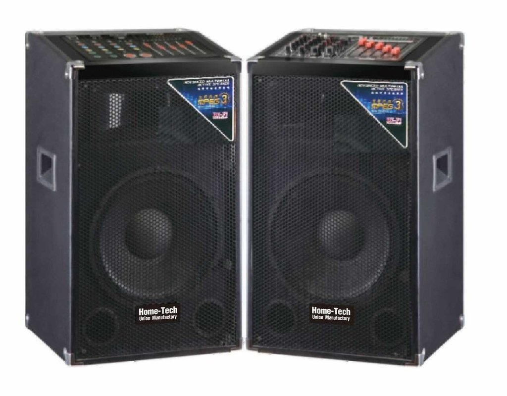Outdoor Vhf Microphone Wireless PA Speakers With Fm Radio And Mic Input