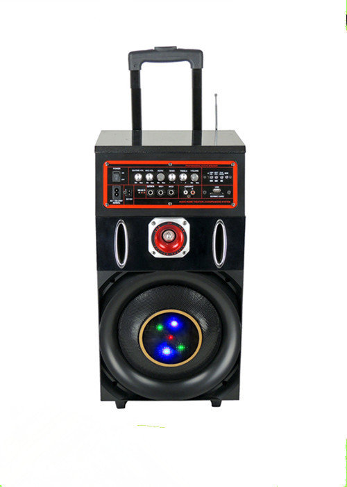 60 Watt Bluetooth Portable Active PA Speaker With Led Light And Aux Input