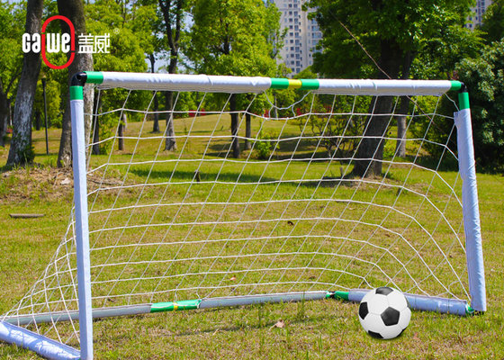 Adjustable Sturdy 11 A Side Football Nets , Foldable Full Size Football Nets