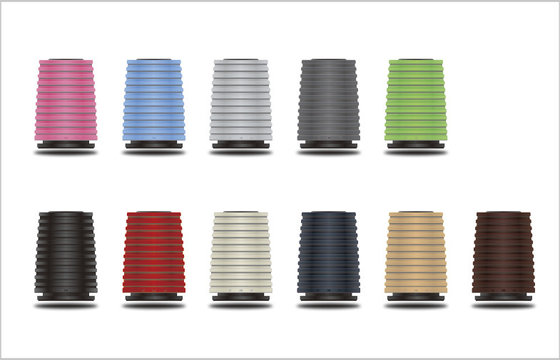 Stereo Outdoor Colorful Portable Wireless Rechargeable Bluetooth Speaker