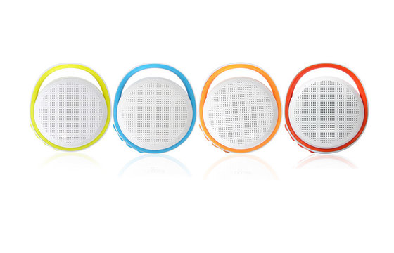 Disk - type Super Bass Bluetooth Speaker With Audio/Video Remote Control