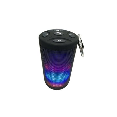 Modern Round Music Stereo LED Bluetooth Speaker With GFSK /  TT/4 DQPSK