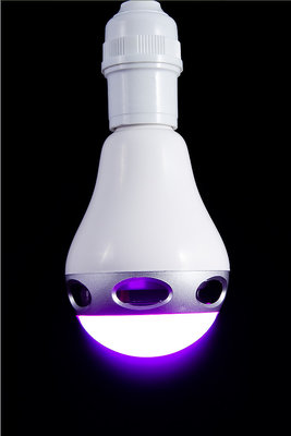 Wireless 15W E27 LED Light Bluetooth Speaker Portable For Smart Phone