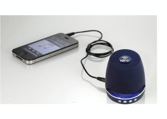 Indoor Led Light NFC Bluetooth Speaker With Subwoofer For Laptop / Mobile Phone