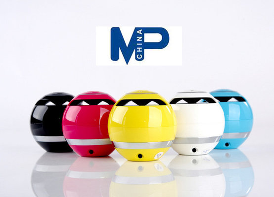 Wireless Portable Bluetooth Speaker , Rround bluetooth PC speakers with Micro SD