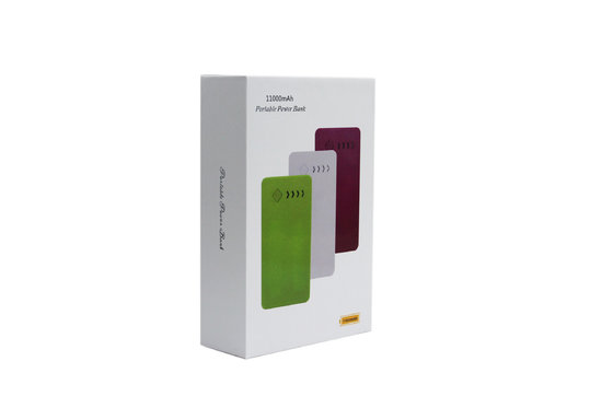 Customize mobile battery Dual USB Power Bank 11000mAh For MP3 , MP4 players