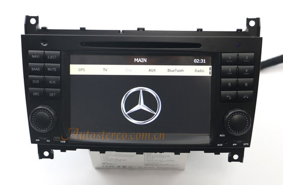 Mercedes Benz W203 Car Stereo System Bluetooth 800 x 480 Pixels