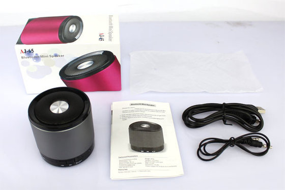 Circular Column Rechargeable Hands Free Bluetooth Speaker With RF