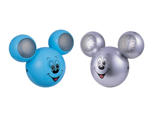 Cartoon Tumbler Speaker / 2*2W Portable Speakers For Cell Phones With 3 AAA Batteries For MP3 / MP4 Player