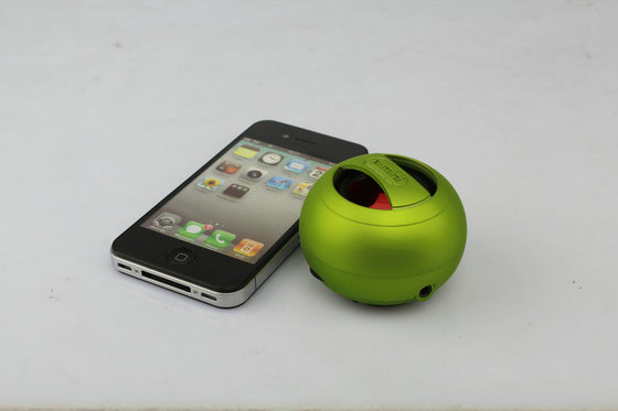 Green Hamburger Mini Portable Speakers For Phones 3W Protable