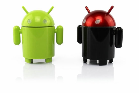 Mini Android Robot Portable Speakers With SD Card