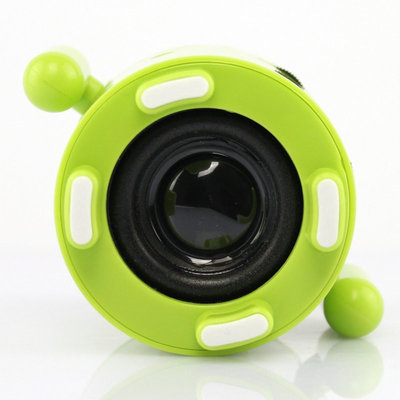 Mini Android Robot Portable Speakers With SD Card