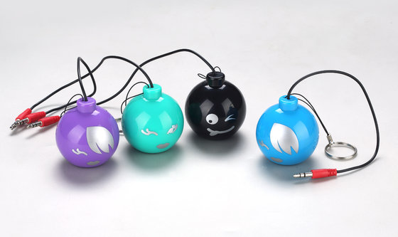 Bomb ABS Portable Speakers For Cell Phones USB Rechargeable