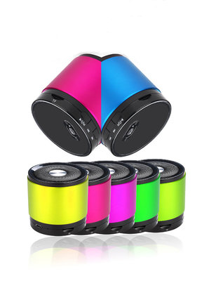 Purple Multimedia Bluetooth Stereo Speaker Stereo Sound For Smartphone