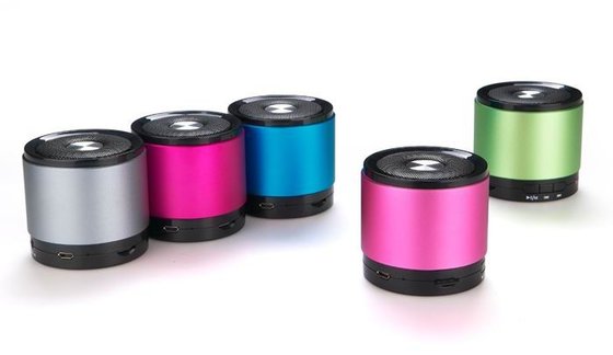 Purple Multimedia Bluetooth Stereo Speaker Stereo Sound For Smartphone