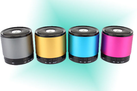 Circular Column Rechargeable Hands Free Bluetooth Speaker With RF