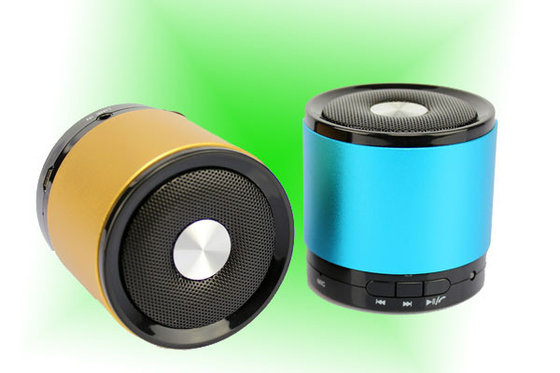 Circular Column Rechargeable Hands Free Bluetooth Speaker With RF