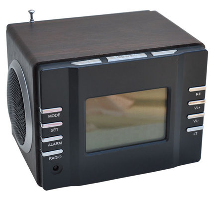 Portable Remote Control Wooden Speakers With Disk SD Card FM Radio