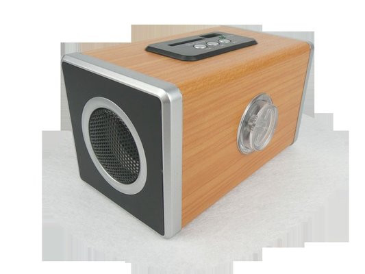 U Disk/ FM card Wooden Speakers USB flash disk