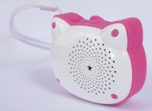 Lovely Hello Kitty Portable Speakers For Cell Phones With FM Radio