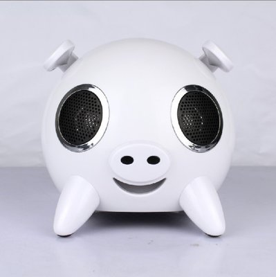 Lovely Pig Hands Free Bluetooth Speaker With Built In Amplifiers