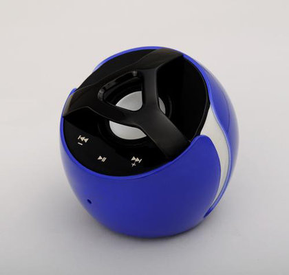 Mini Ball Bluetooth Stereo Speakers Red Vibration With USB Cable
