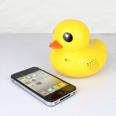 Custom Wireless Portable Bluetooth Speakers Duck Shape For Children