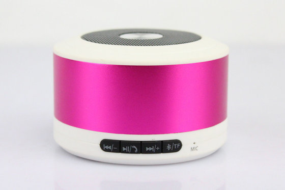 Cylindrical Wireless Portable Bluetooth Speakers For Cell Phones