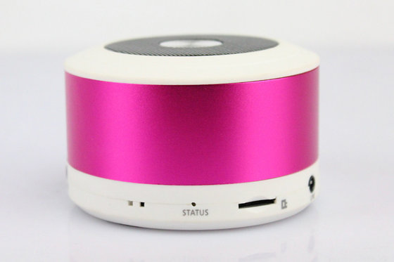 Cylindrical Wireless Portable Bluetooth Speakers For Cell Phones