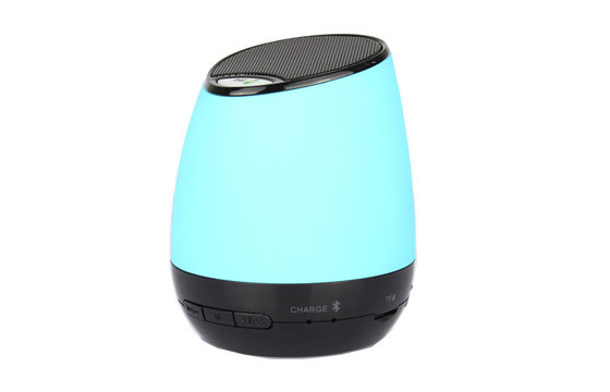 Cyan Wireless Portable Bluetooth Speakers Built-In Lithium Polymer Battery