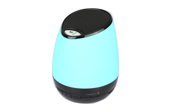 Cyan Wireless Portable Bluetooth Speakers Built-In Lithium Polymer Battery