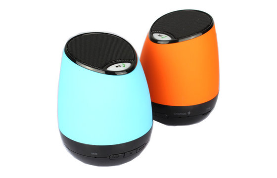 Cyan Wireless Portable Bluetooth Speakers Built-In Lithium Polymer Battery
