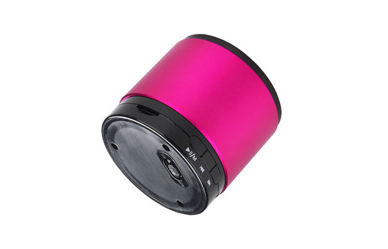 Circular Column Rechargeable Hands Free Bluetooth Speaker With RF