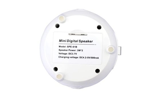 Portable Stereo Digital Bluetooth Stereo Speaker With Clip FM Radio