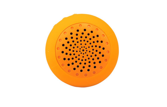 Silicone Sucking Cup Portable Iphone Bluetooth Speaker With Led Indicator
