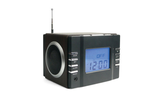 Remote Control Wooden Speakers With FM Radio For Cellphone , Computer