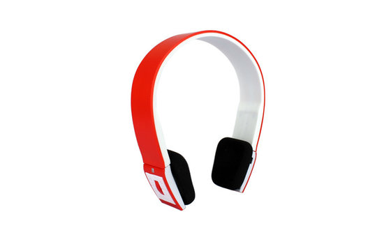 Red Portable Iphone Bluetooth Speakers With Hands-Free Profiles