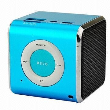 Mini MP3 Player Speaker, FM/TF/USB/3.5mm Audio