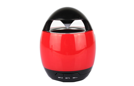 V3.0 EDR Rechargeable Bluetooth Speakers Round Shape In Orange