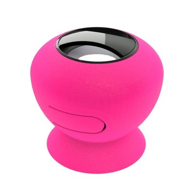 Suction Cup Red Rechargeable Bluetooth Speaker With USB