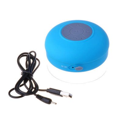 Car Waterproof Mini Wireless Bluetooth Speaker mic Blue / Yellow / Rose / Green
